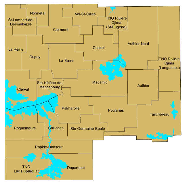 Municipalités - Inforoute de la MRC d'Abitibi-Ouest